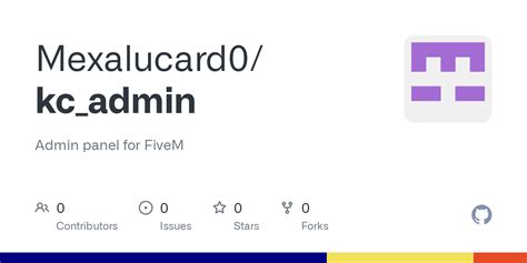 Github Mexalucard Kc Admin Admin Panel For Fivem