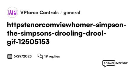 View Homer Simpson The Simpsons Drooling Drool  12505153 Vpforce Controls