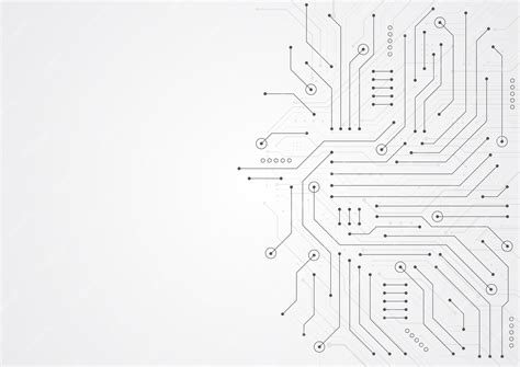Premium Vector Abstract Background With Technology Circuit Board Texture Electronic