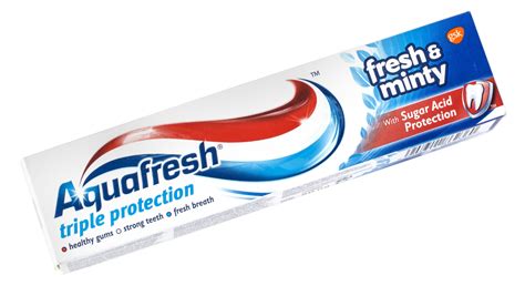 Aquafresh Toothpaste With Sugar Acid Protection 54314807 Png