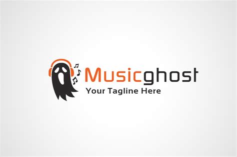 Music Ghost Logo ~ Logo Templates On Creative Market