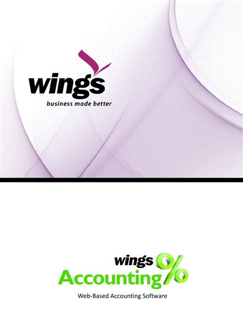 Wings Accounting Presentation Pdf Invoice Receipt