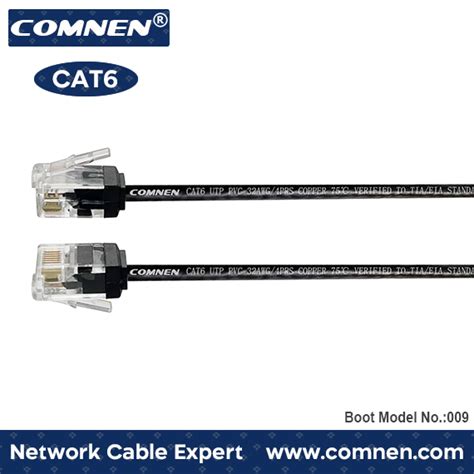 Small Diameter Cat6 Utp Slim Patch Cords Ethernet Cable