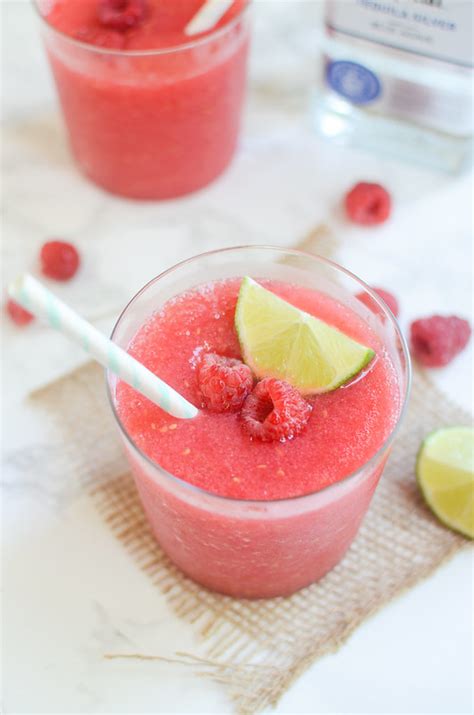 Frozen Raspberry Margaritas Recipe Fake Ginger