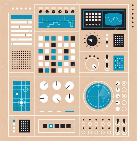 Abstract Dashboard Control Panel Stock Vector Image By Bloomua 40089905