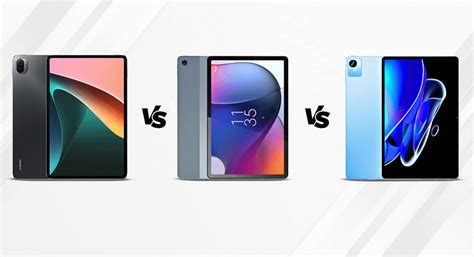Xiaomi Pad Vs Moto Tab G Vs Realme Pad X Tablet Comparison