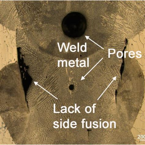Weld Appearance And Radiography Image A The Morphology Of The Second