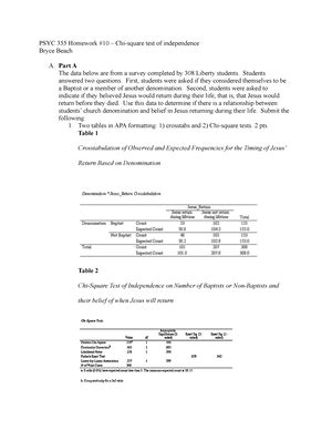 SPSS Homework Bivariate Linear Regression Assignment Josie Koebel SPSS HOMEWORK BIVARIATE