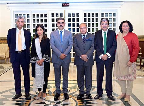 A Delegation Of All Pakistan Newspapers Society Calls On The Caretaker