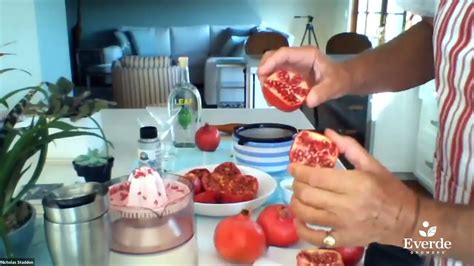 How To Make A Pomegranate Martini With Nicholas Staddon Youtube