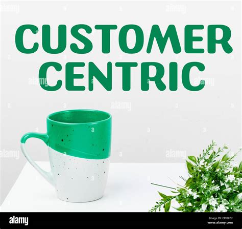 Handwriting Text Customer Centric Business Idea Process Of Looking