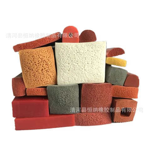方形硅胶密封条 硅胶海绵条 模框防漏浆高温密封条 阿里巴巴