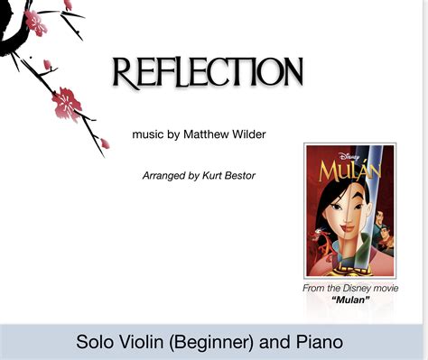 Reflection Mulan Sheet Grossmyown