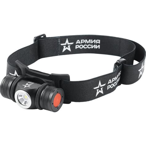 Налобный светодиодный аккумуляторный фонарь ЭРА АРМИЯ РОССИИ GA-502 5B ...