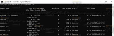 Task List Command