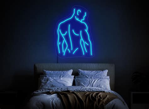 Man Body Neon Sign Man Led Sign Naked Man Neon Sign Gay Neon Sign