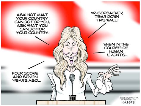 Political Cartoon Us Melania Trump Collection Plagiarism The Week
