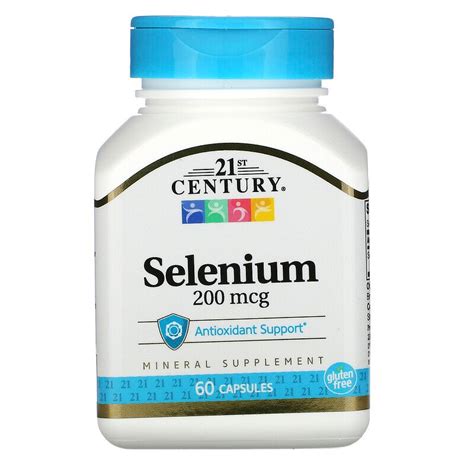 Sélénium 200 mcg, 60 capsules - VitamineMaroc.com