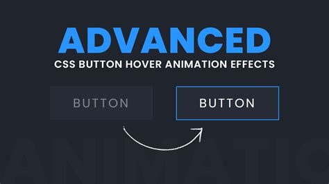 advanced css button hover animation effects youtube