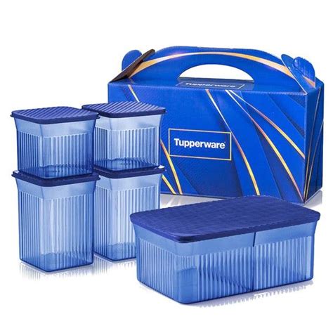 Tupperware Elegant Square Set Lazada