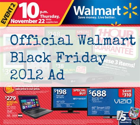 Walmarts Black Friday Flyer Is Here 2012 Ad Smseo