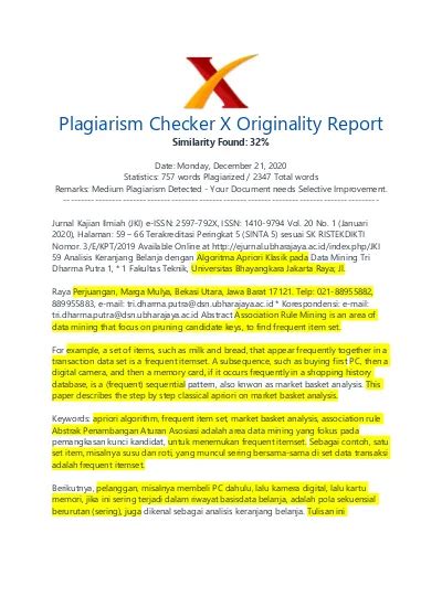 Analisis Keranjang Belanja Dengan Algoritma Apriori Klasik Pada Data Mining