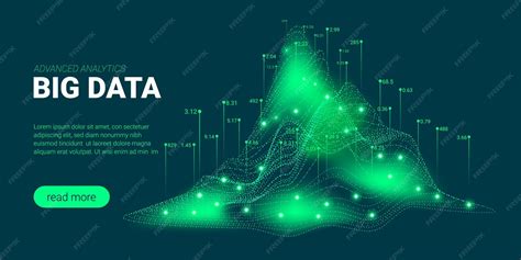 Premium Vector Big Data Stream And Business Analytics