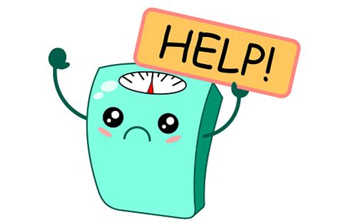 有趣的規模浴室 Kawaii 吉祥物字元請求説明概念向量插圖隔離向量圖形及更多健保和醫療圖片 健保和醫療 健身運動 公斤 Istock