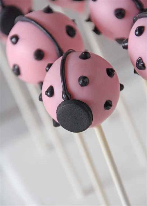How To Make Ladybug Cake Pops Cake Journal