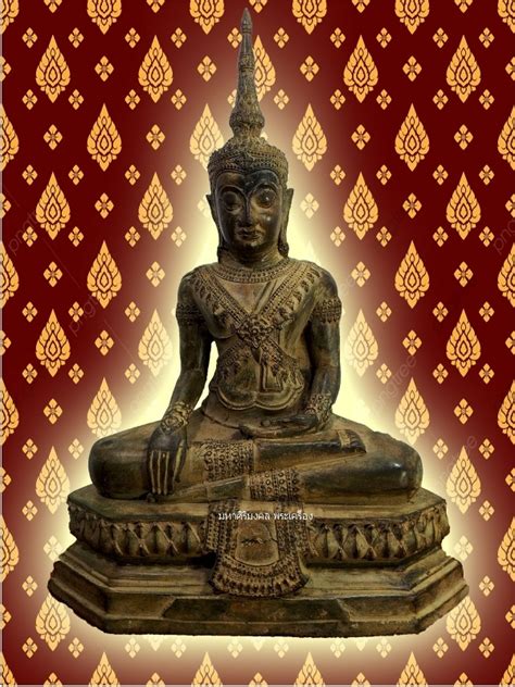 พระพุทธนิมิตรวิชิตมารโมลีศรีสรรเพชญ์บรมไตรโลกนาถ องค์จำลอง วัดหน้าพระเมรุราชิการาม จ