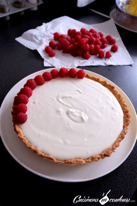 Tarte Au Chocolat Blanc Et Aux Framboises Cuisinons En Couleurs