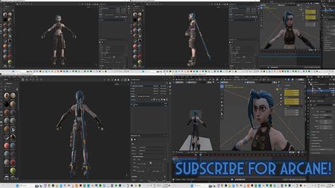 Subscribe for more arcane render's from jinx by StarflameTwister on DeviantArt