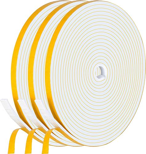 Buy VYLORI Strong Adhesive Weather Stripping Seal Foam Tape Self