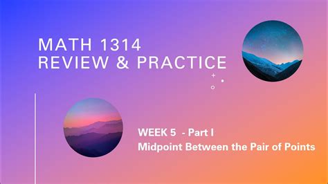 Week 5 Part 1 Midpoint Youtube