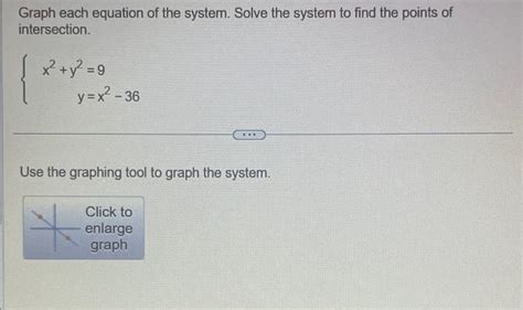 Solved Graph Each Equation Of The System Solve The System