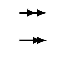 TikZ Change Spacing Between Double Arrow Tip TeX LaTeX Stack Exchange