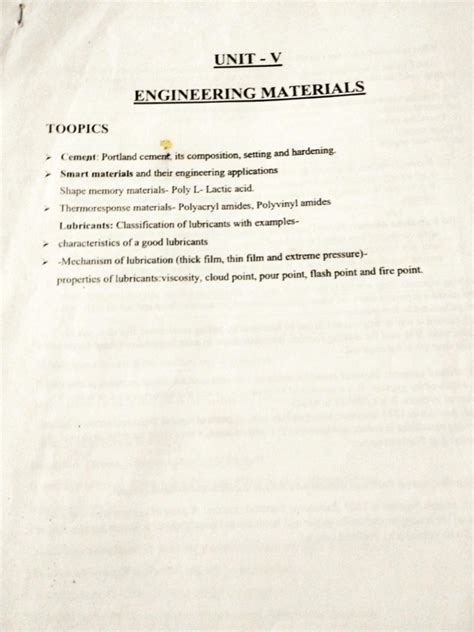 unit 5 engineering materials pdf