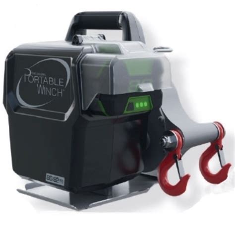 Treuil de tirage à batterie VOLTS LI ION PORTABLE WINCH PCW LI force de tire maxi