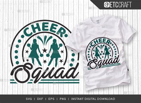 Cheer Squad Svg Cut File Cheerleading Svg Cheer Svg Cheer Life Svg