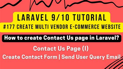 multi vendor e commerce 177 how to create contact us page in laravel