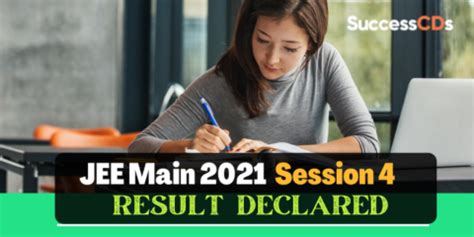 JEE Main Session Result Declared Check Now