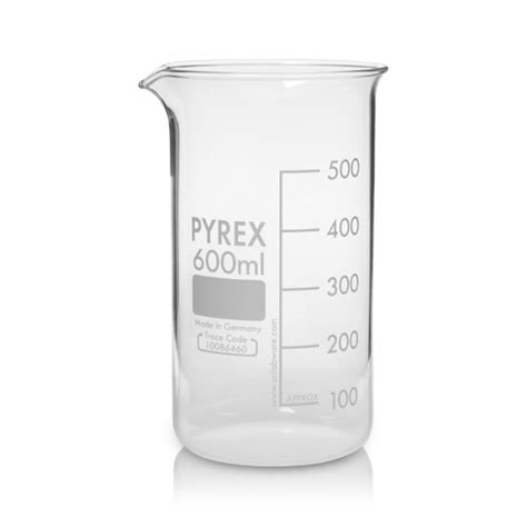 PYREX 高型燒杯 具嘴 實器時代