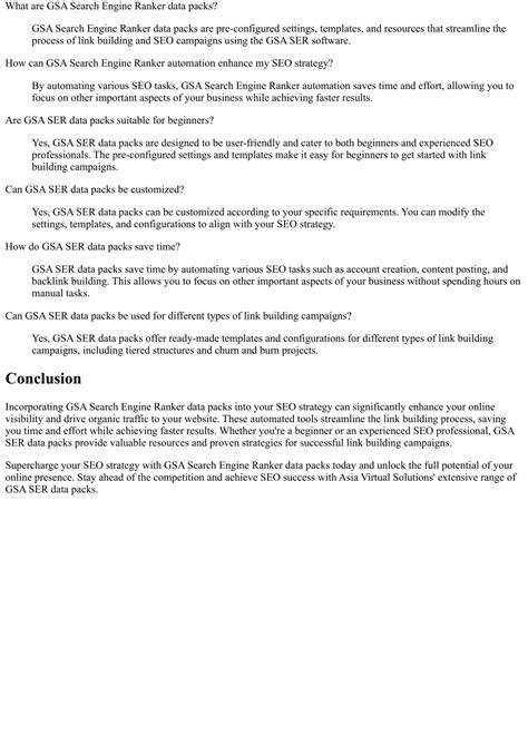 Ppt Supercharge Your Seo Strategy With Gsa Search Engine Ranker Data Packs Powerpoint