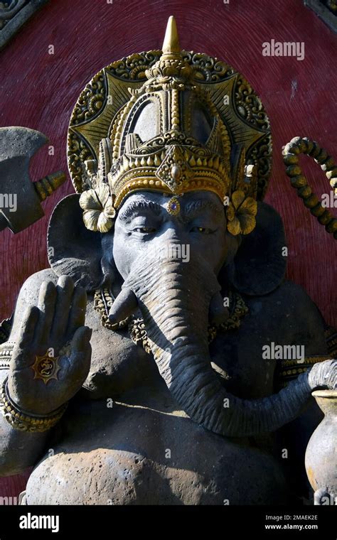 Ganesha Statue Ubud Gianyar Regency Bali Indonesia Asia Stock