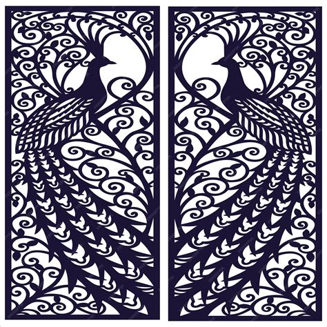 Premium Vector Beautiful Peacock Vector Art Isolated On White Background