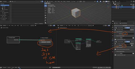 Geometry Nodes How To Inherit A Value In Modifier Stack Modeling