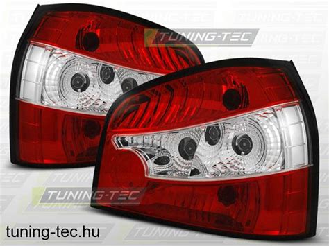 Hátsó Lámpák Audi A3 8l 08 96 08 00 Red White Tuning Tec Hátsó Lámpa