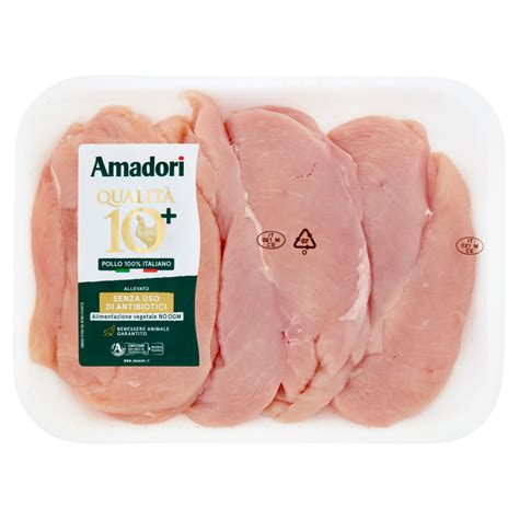 Amadori Qualità 10 Petto di Pollo a Fette Maxi Carrefour