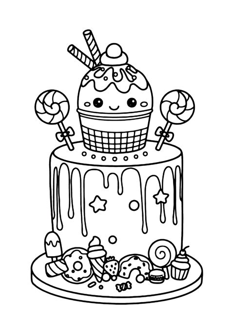 Bom Doce Para Colorir Imprimir E Desenhar Colorirme Images And Photos