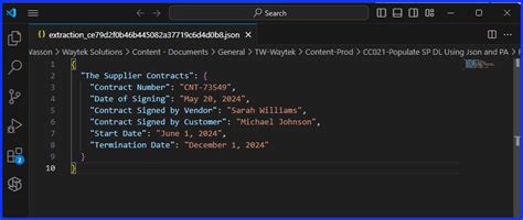 Populate A SharePoint Document Librarys Metadata Using JSON And Power